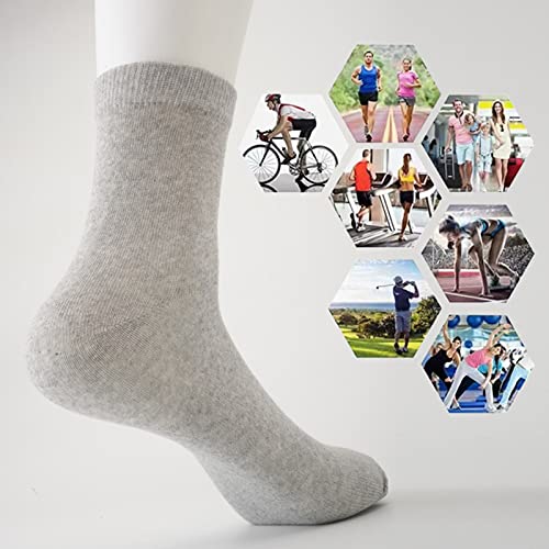Muzetip Men's crew socks thin ankle sockssocks 6 pairs
