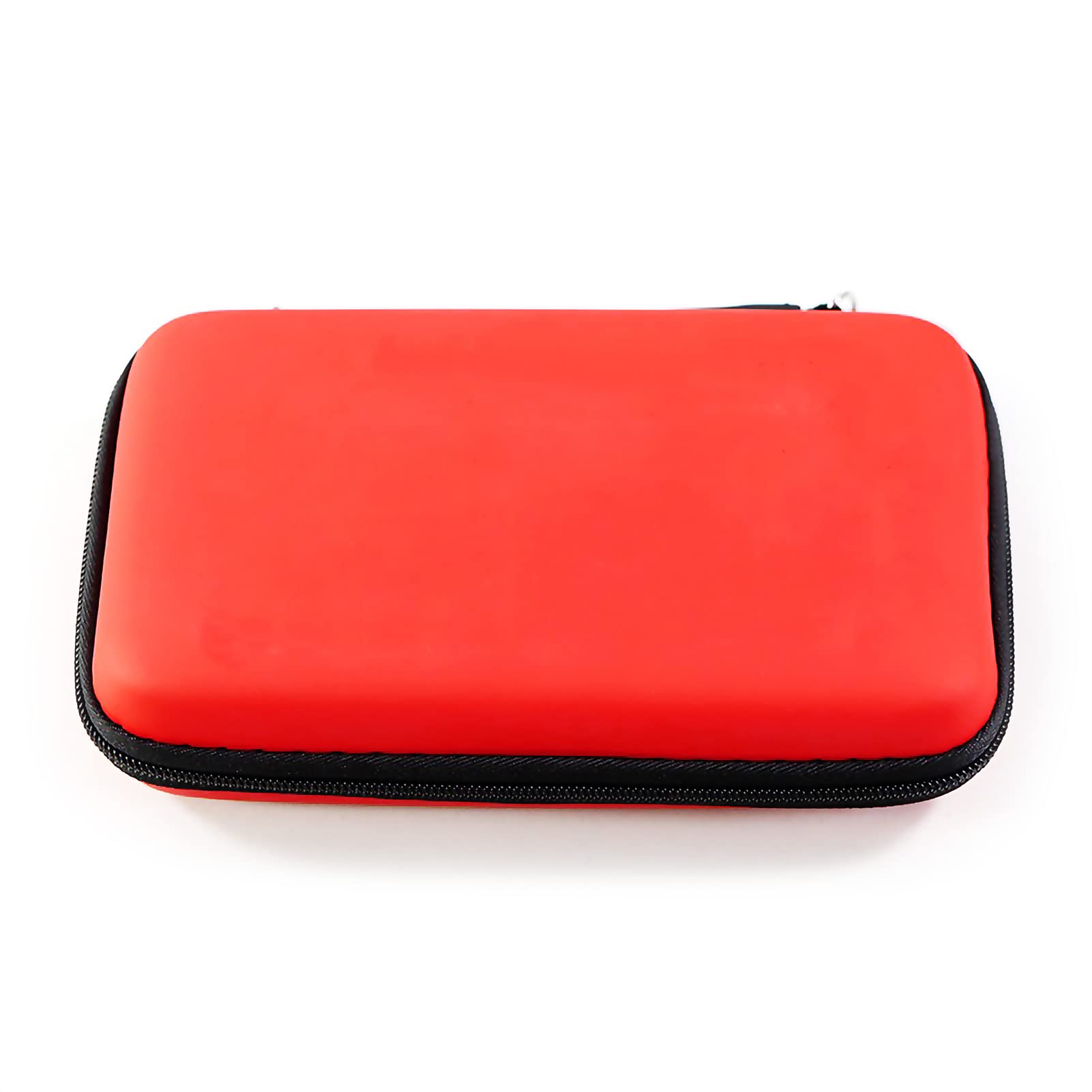 New2DSXL Hard Carrying Case Storage Bag Red Replacement, Compatible with for Nintendo New 2DS New2DS XL LL 2DSLL Handheld Console, New Anti-Shock EVA Protection Carry Pouch Accessories