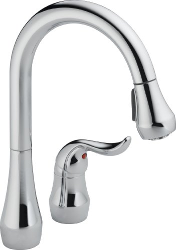 Peerless P188102LF Apex Kitchen Widespread Pull Down Kitchen Faucet, Chrome
