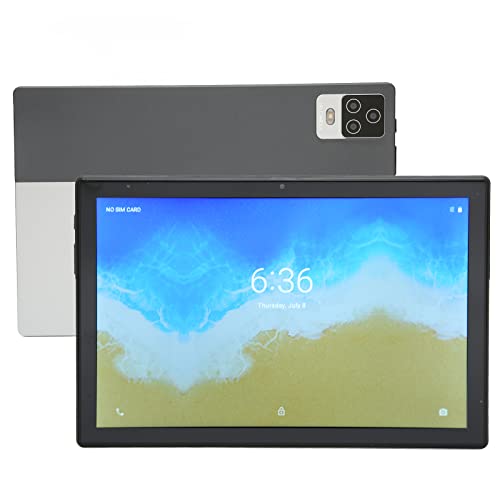 Pomya Tablet PC 10.1in 4G RAM 128G ROM Tablet,8 Core CPU WiFi 5G Dual Band Bluetooth Tablet,Portable 7000mah Battery for Android 11 Tablet,Kid Tablet (Silver)