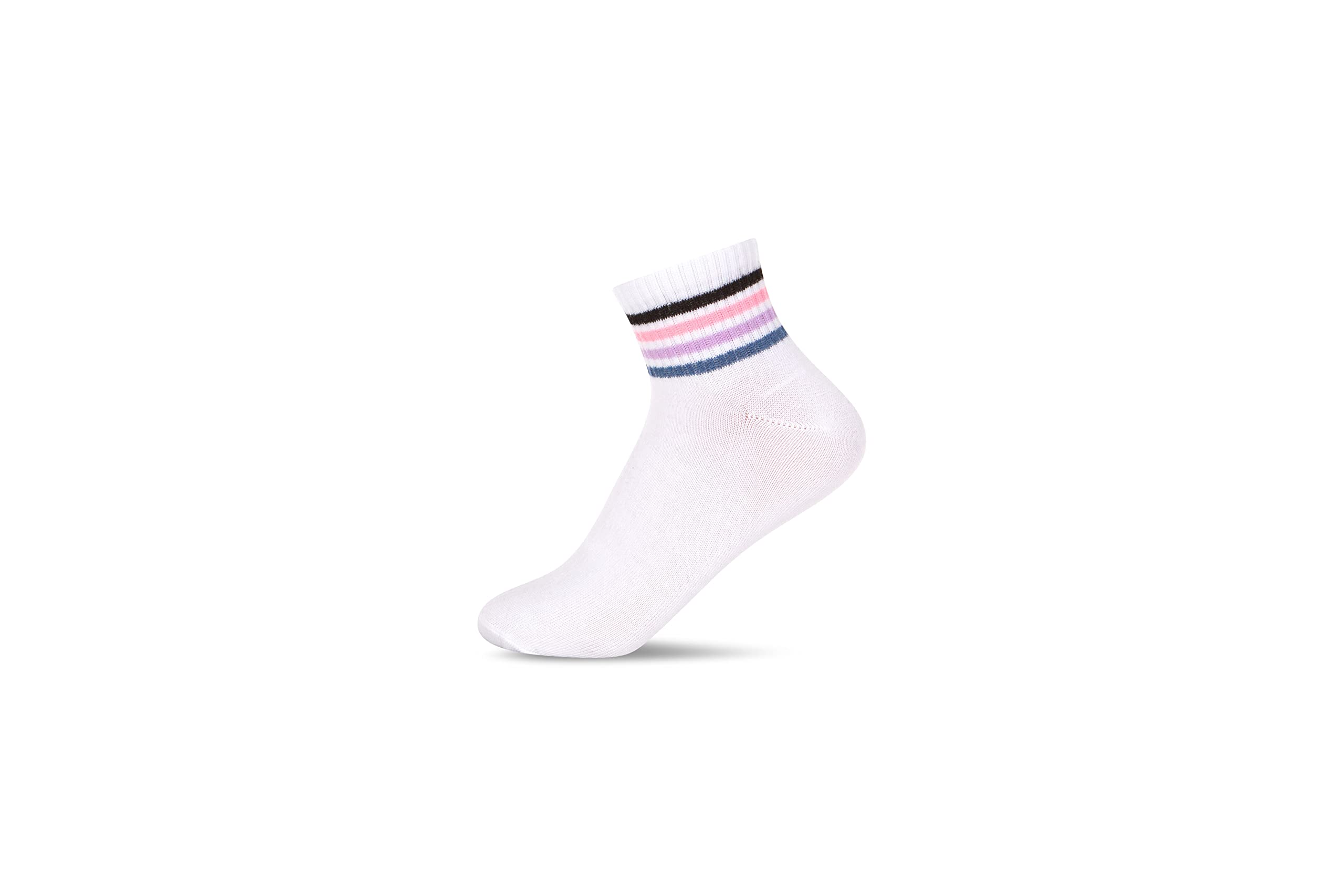 Madden Girl Women's Quarter Socks, Lightweight, Breathable, Soft and Comfortable for 10-Pack, Grey Multi