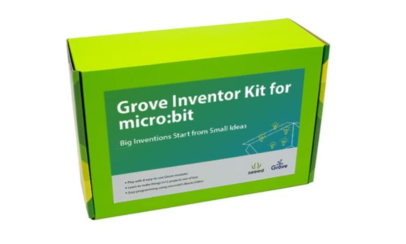 Seeed Studio Grove Inventor Kit for Micro:bit, 8 Grove modules for DIY Creative Projects, Plug and Play for Beginners.