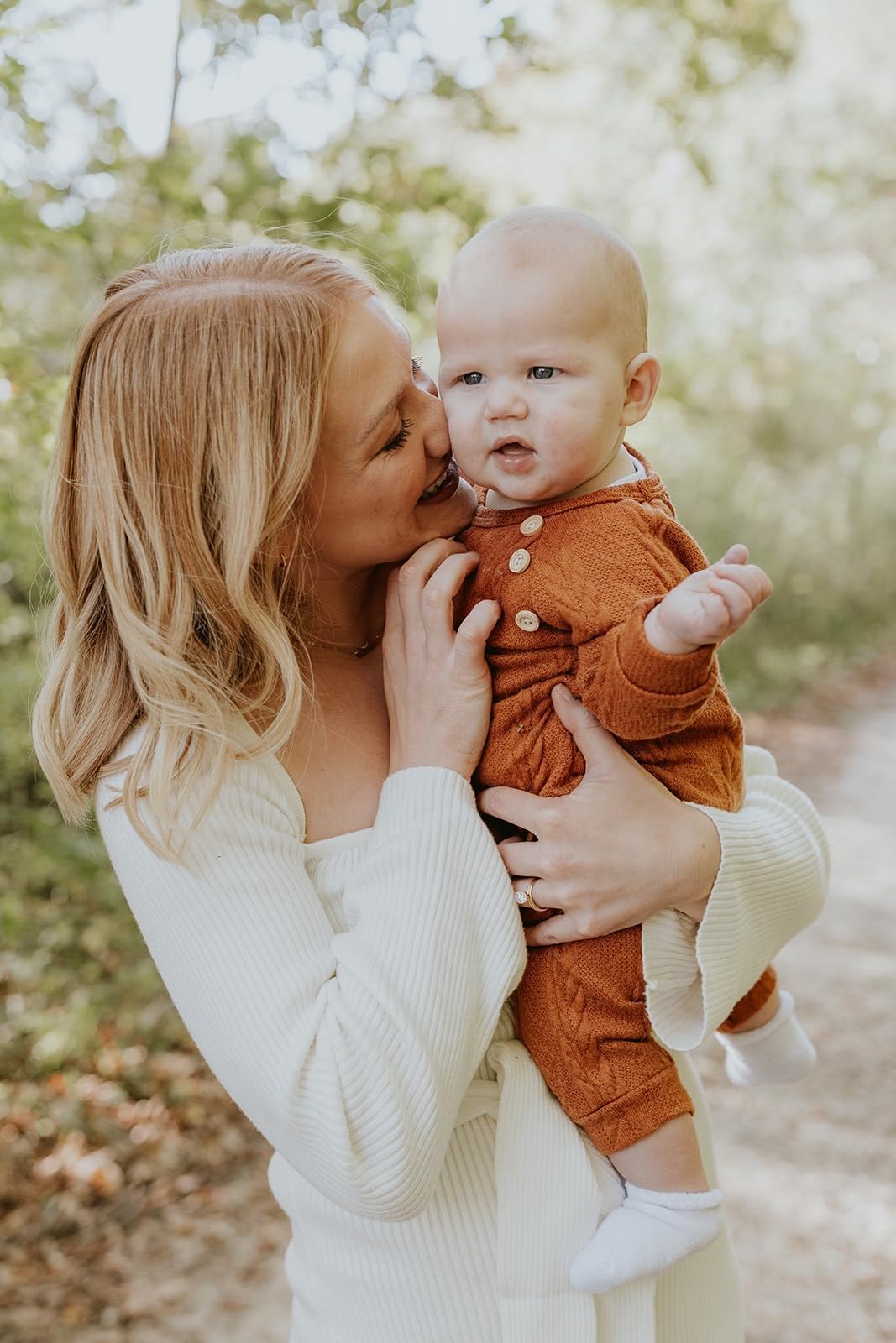 PATPAT Infant Baby Romper Long Sleeve Solid Cable Knit Sweater Jumpsuit One-Piece Outfit for Boys and Girls