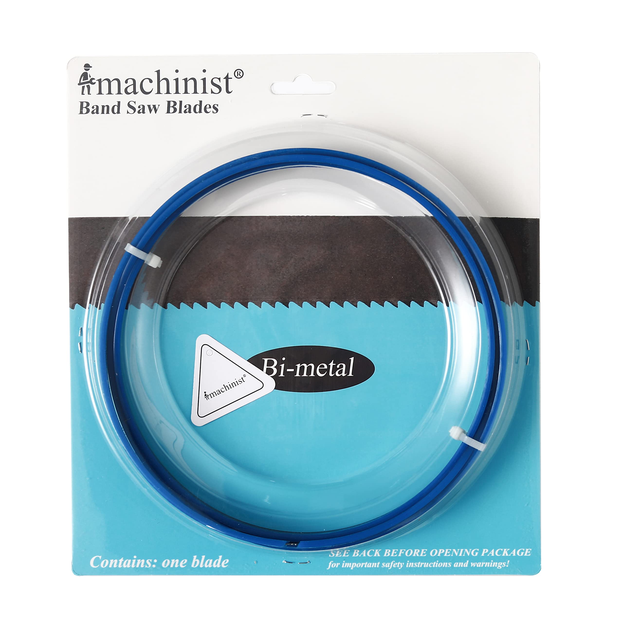 Imachinist S80121216 80" x 1/2" x 12/16TPI Bi-Metal Band Saw Blades for Soft Ferrous Metal Variable Teeth