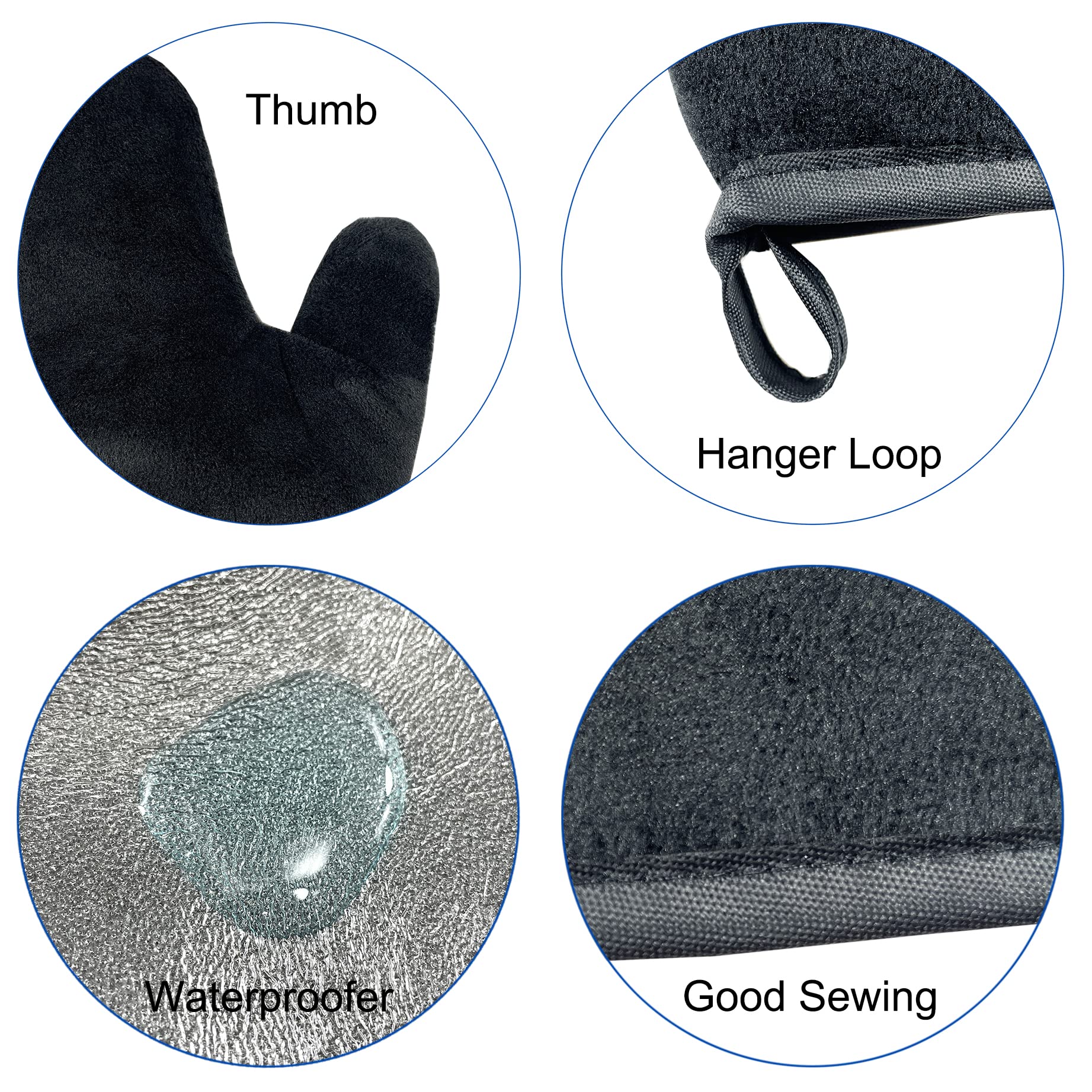 Self Tanning Mitt Applicator, Reusable Self Tanning Gloves, 3D Design, Sunless Self Tanner Mitt Not Easy to Slide with Thumb, Double-sided Super Soft Fabric Apply Evenly, Lined with Waterproof Layer