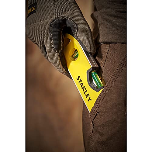 Stanley 0-43-511 Spirit level "Torpedo" of plastic/aluminum, Black