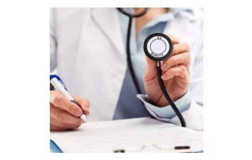 sainio Dual Head Stethoscope Stainless Steel, Stethoscope for Medical Students & Doctor