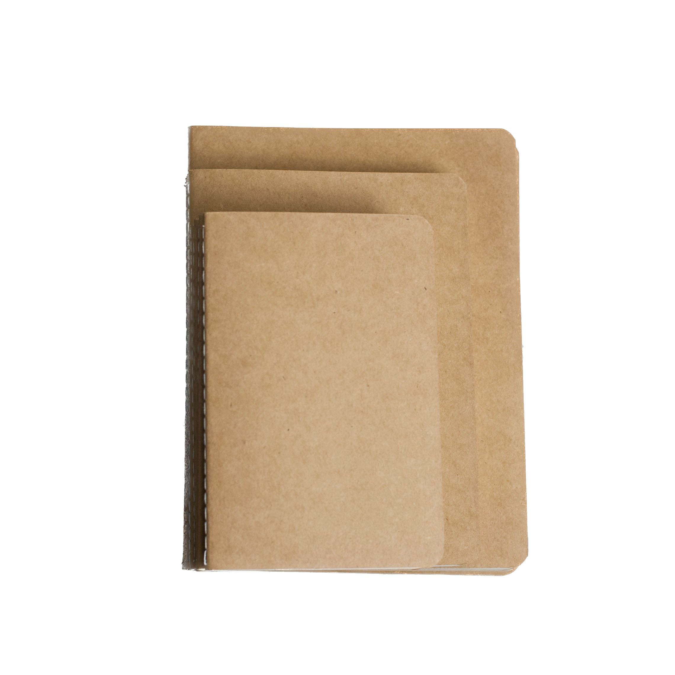 Ox & Pine Kraft Notebook Refills for Refillable Leather Journal (4 Pack) 4"x6", 5"x7", or 6"x8" (4x6, Graph Paper)