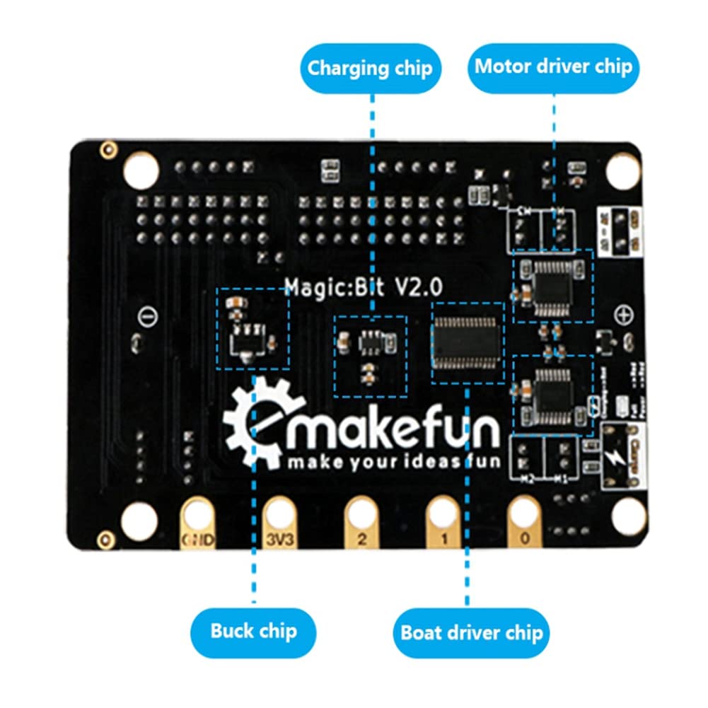 Shevan Extension Board for V2.0 Support 8 Servos and 4 DC Motors with Onboard Infrared Receiver and 4 RGB Lights