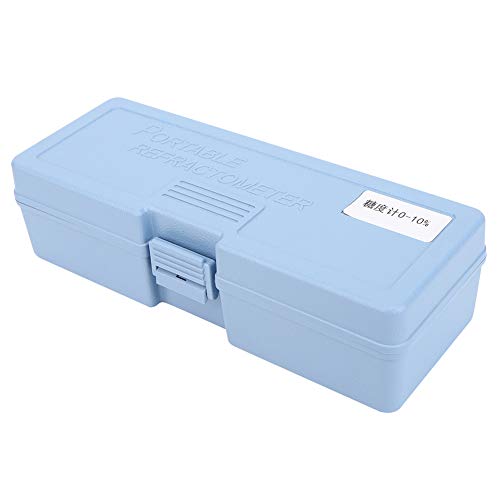 Refractometer, Handheld Tool 0-10% Sugar Test Range RHB-10ATC Aluminum for Industrial Supplies for Home Tool for Man