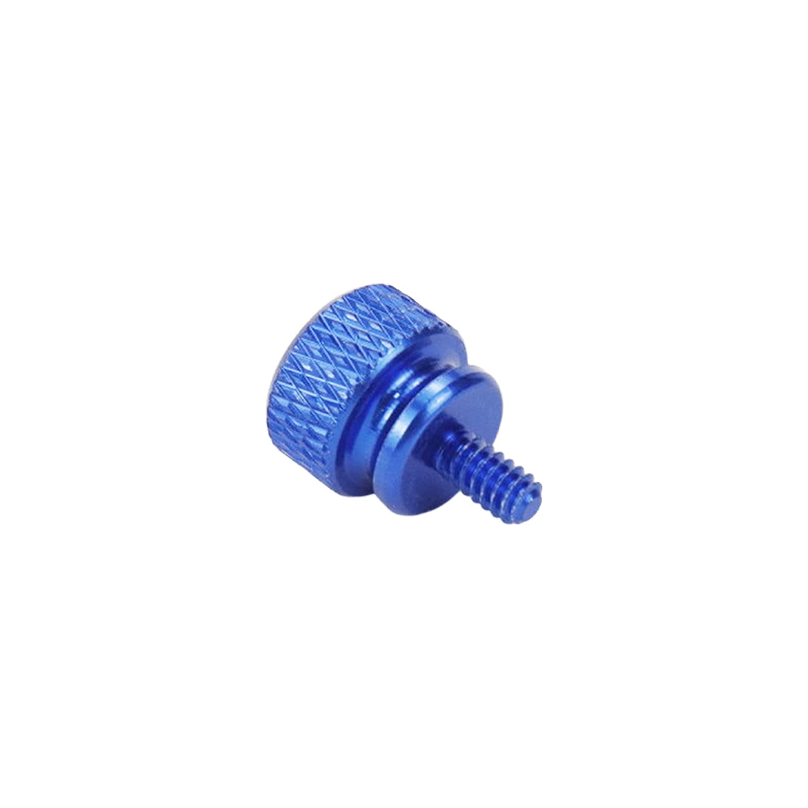 Semetall 10pcs Pc Computer Case Fastener Thumb Screws,Computer Case Thumbscrews for Computer Cover/Power Supply (Blue)