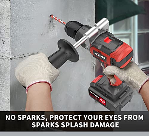 Power drill cordless,NAWIN 20V Impact drill,2x4.0Ah Battery and Fast Charger, 708ln-lbs Torque,Metal Keyless Chuck, Brushless Motor,2-Variable Speed