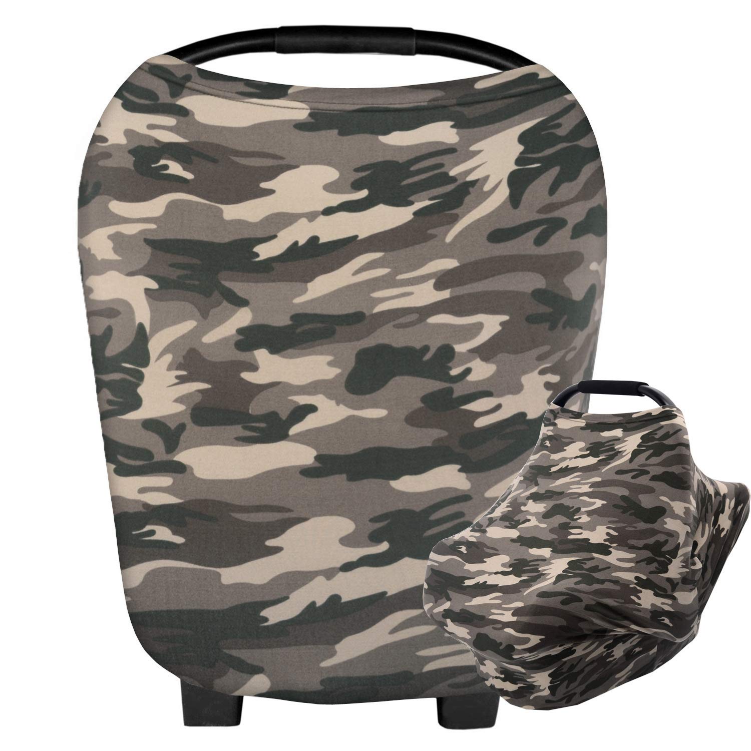 HONEY$HOMEY Camouflage Series Baby Car Seat Cover (Dark Green Camo X2)