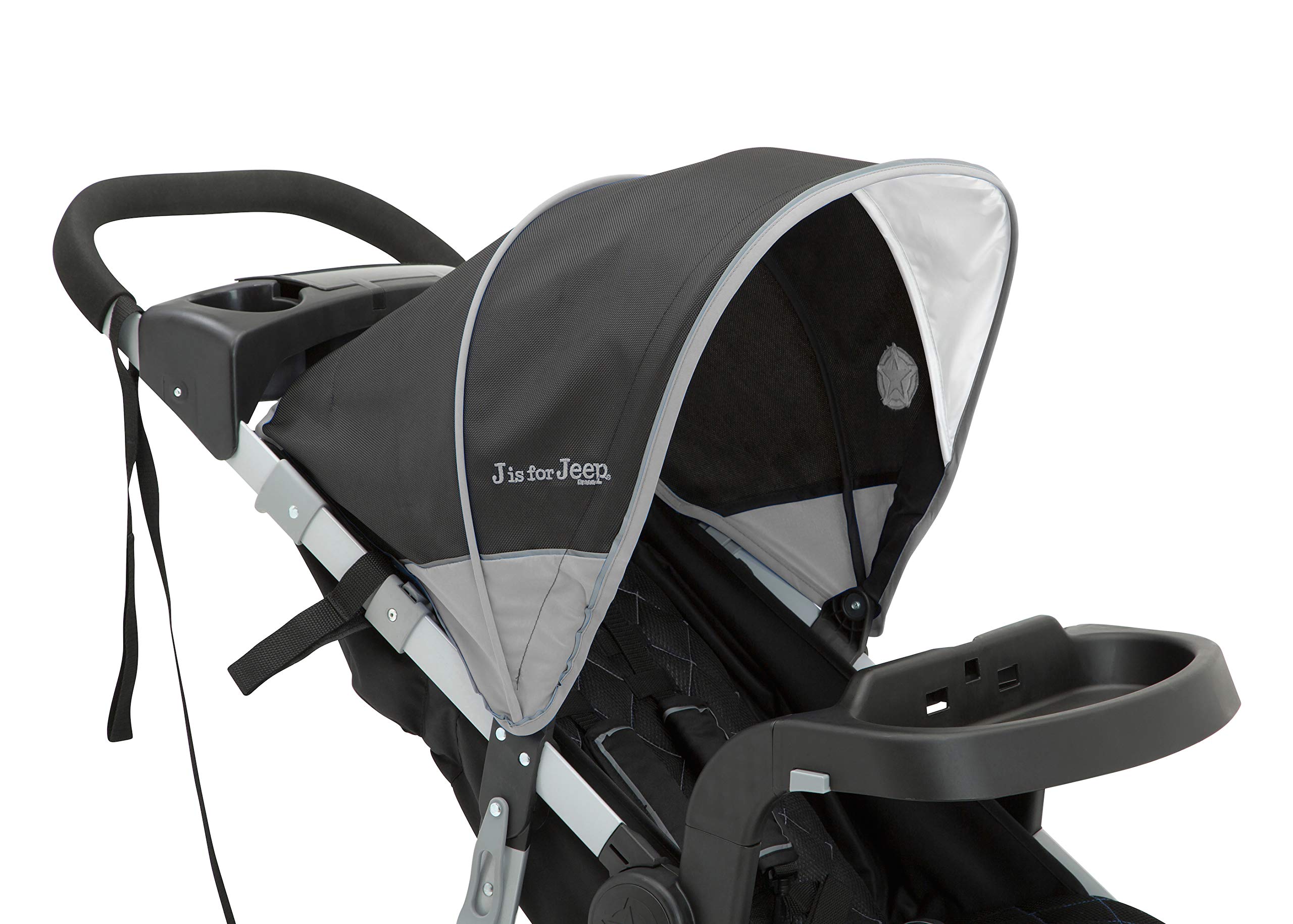 Jeep Unlimited Range Jogger by Delta Children, Trek Grey Tonal