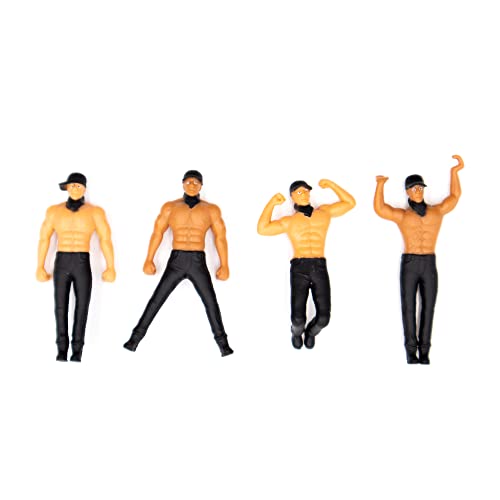 NPW Ladies Night Drink Markers, Original Drinking Buddies & Wine Glass Charms for Family Get Together & More, Novelty Gifts (4 Count) Magic Mike