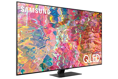 SAMSUNG 55-Inch Class QLED Q80B Series - 4K UHD Direct Full Array Quantum HDR 12x Smart TV with Alexa Built-in with an Austere 3S-4KHD2-2.5M III Series 4K HDMI 2.5m Cable (2022)(USED)