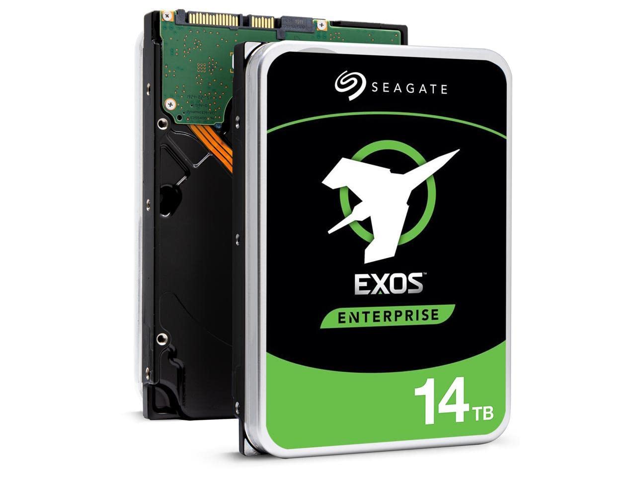 Seagate Exos X18 14TB 7200RPM SATA 6Gb/s 256MB Cache 3.5-Inch Internal Data Center HDD Enterprise Hard Drive (ST14000NM000J) (Renewed)