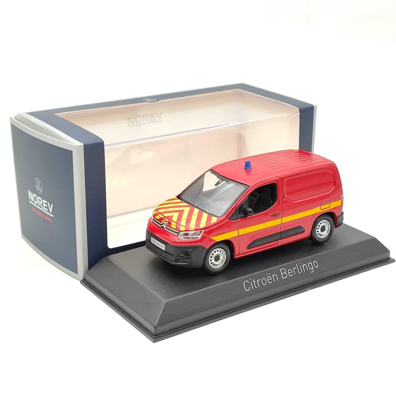 Norev 1:43 for Citroen Berlingo Pompiers 2018 Diecast Toys Models Cars Limited Collection Gifts
