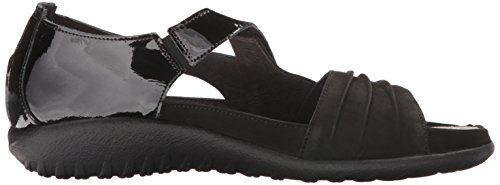 NAOT Women's Papaki Sandal Black Patent Lthr Combo 5-5.5 M US