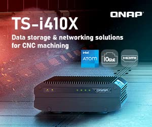 QNAP TS-i410X-8G-US 4 Bay High-Speed fanless Industrial NAS with dual-10GBe, Intel Atom CPU, 8GB DDR4 Memory and 2.5GbE (2.5G/1G/100M) Network Connectivity (Diskless)