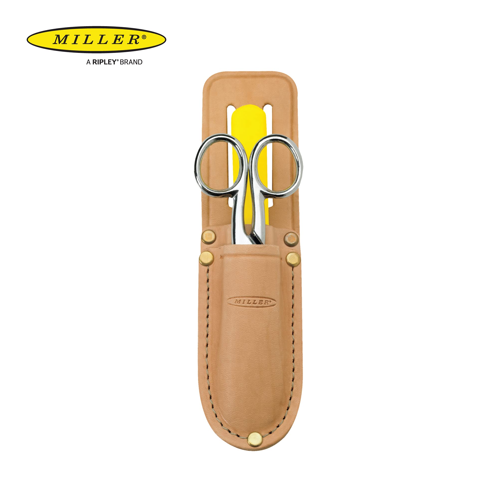 Miller 925CS Series Kit, Electrician Tools, Splice Knife and Scissors with Sheath and Belt Loop, Splicing Tools for Professional Technicians