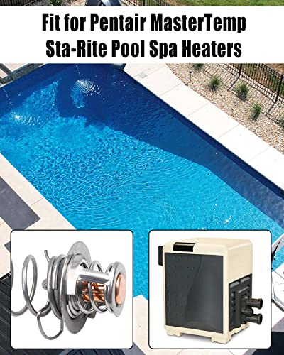 NTSUMI 77707-0010 Thermal Regulator Fit for MasterTemp Sta-Rite Max-E-Therm Pool SR200 SR333 SR400 Spa Heaters Replace 38000-0007S