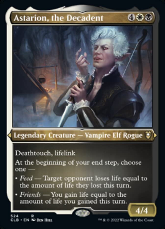 Magic: the Gathering - Astarion, The Decadent (524) - Etched - Foil - Battle for Baldur's Gate
