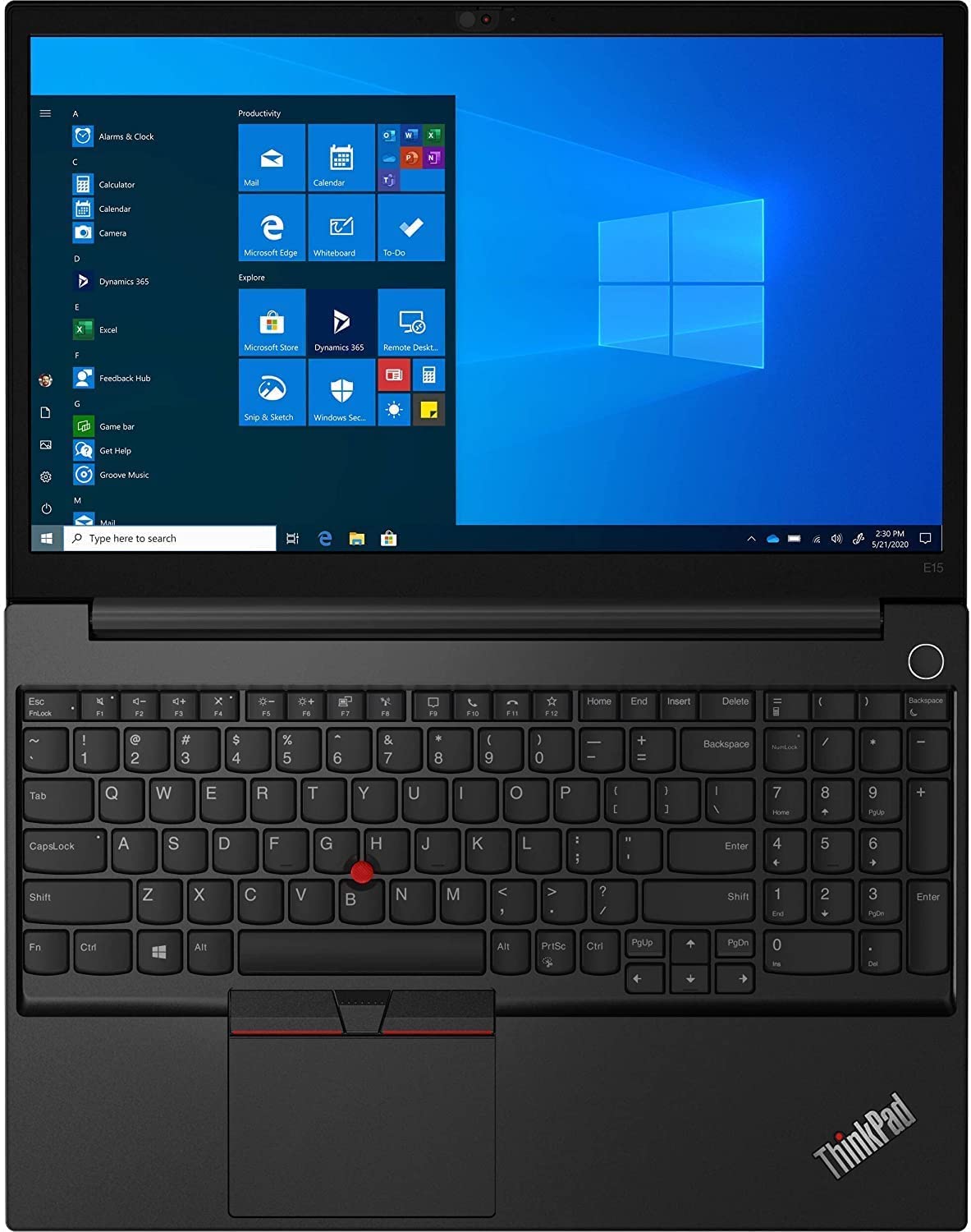 Lenovo ThinkPad E15 Gen 2 Intel Laptop, 15.6" FHD IPS Display, Intel 4-Core i7-1165G7 Processor, 32GB DDR4, 1TB PCIe SSD, Webcam, Backlit Keyboard, Fingerprint Reader, Thunderbolt 4, Windows 11 Pro
