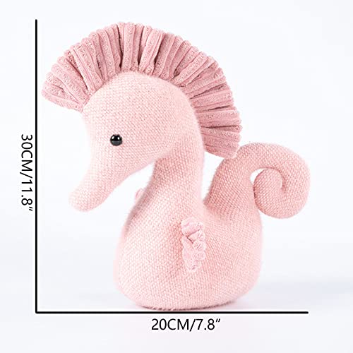 MIXATREY Seahorse Plush, Stuffed Animal Plush Toy for Kids Gifts (B)
