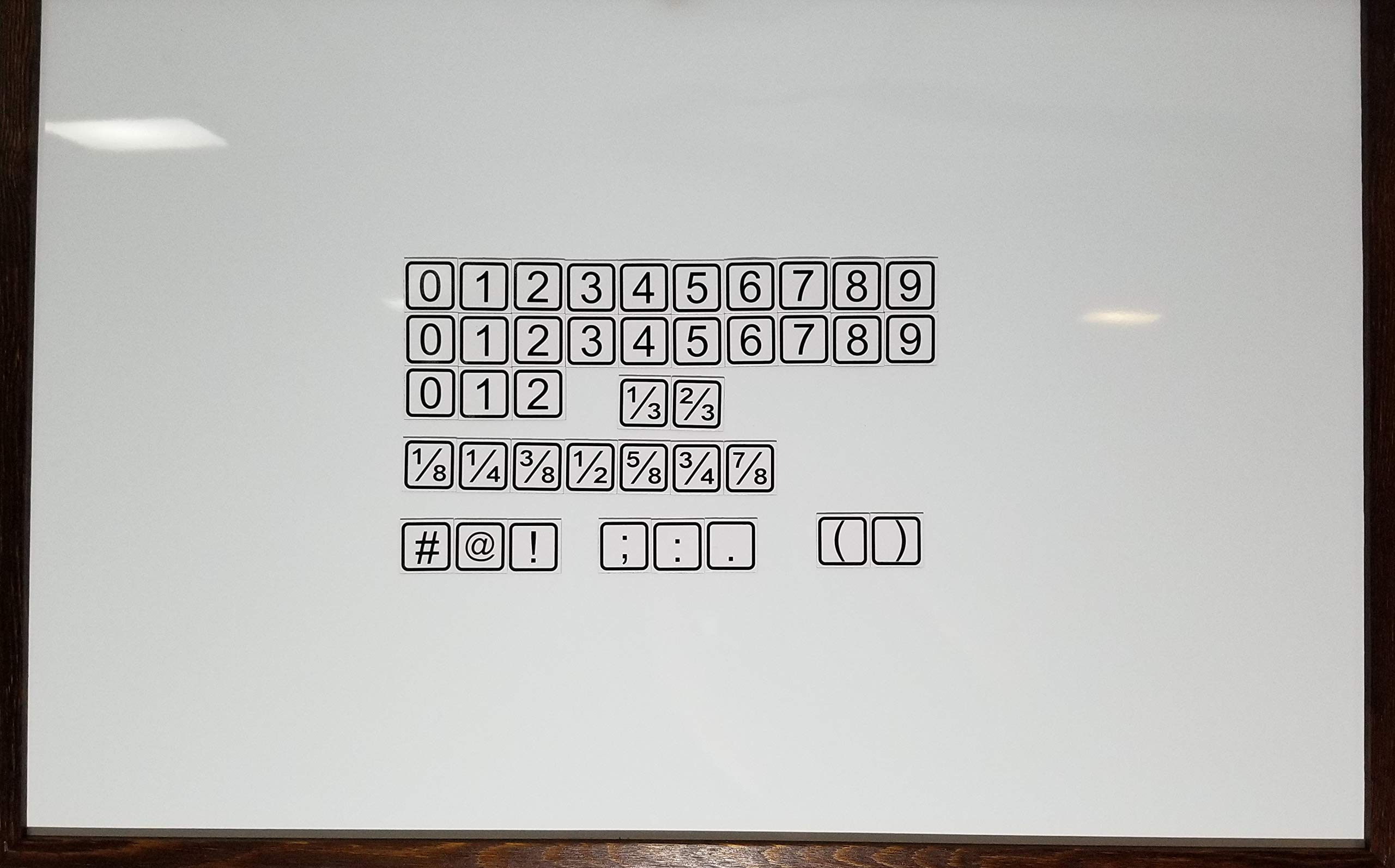 Number Magnet Symbol Set