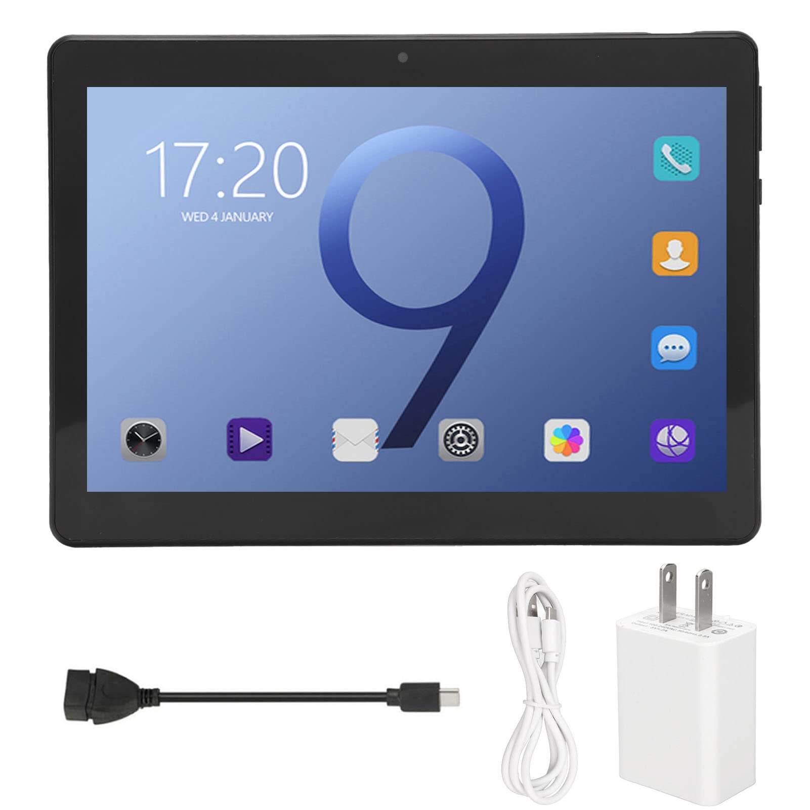 Septpenta 10 Inch IPS Display Tablet, 128GB Octa Core CPU 3GB RAM 32GB ROM, 1280 X 800 IPS High Resolution Display, with Two SIM and One Memory Card Slot Dual Band Ideal for Kids to Video Chat (USA)