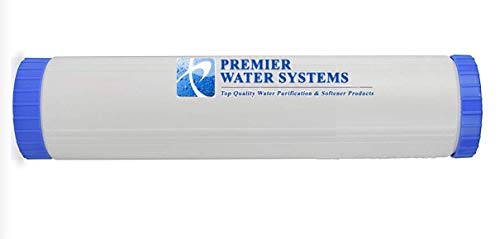 Premier Whole House Water Filter Cartridge: Bone Char for Fluoride Removal 4.5" x 20" Compatible with Big Blue 20" Housing