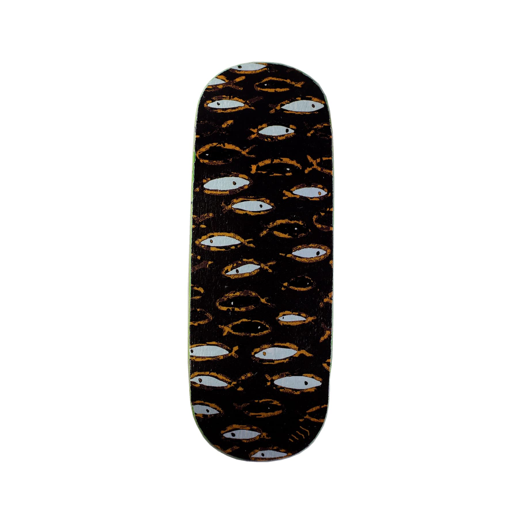 NOAHWOOD Wooden Fingerboard Complete (Noah Team 9.5S Short Nose Short Tail) Hand Mould Made(+34mm Prince Silvery Trucks)(+NW Handmade PRO Logo Wheels ii)(Door Ghost)