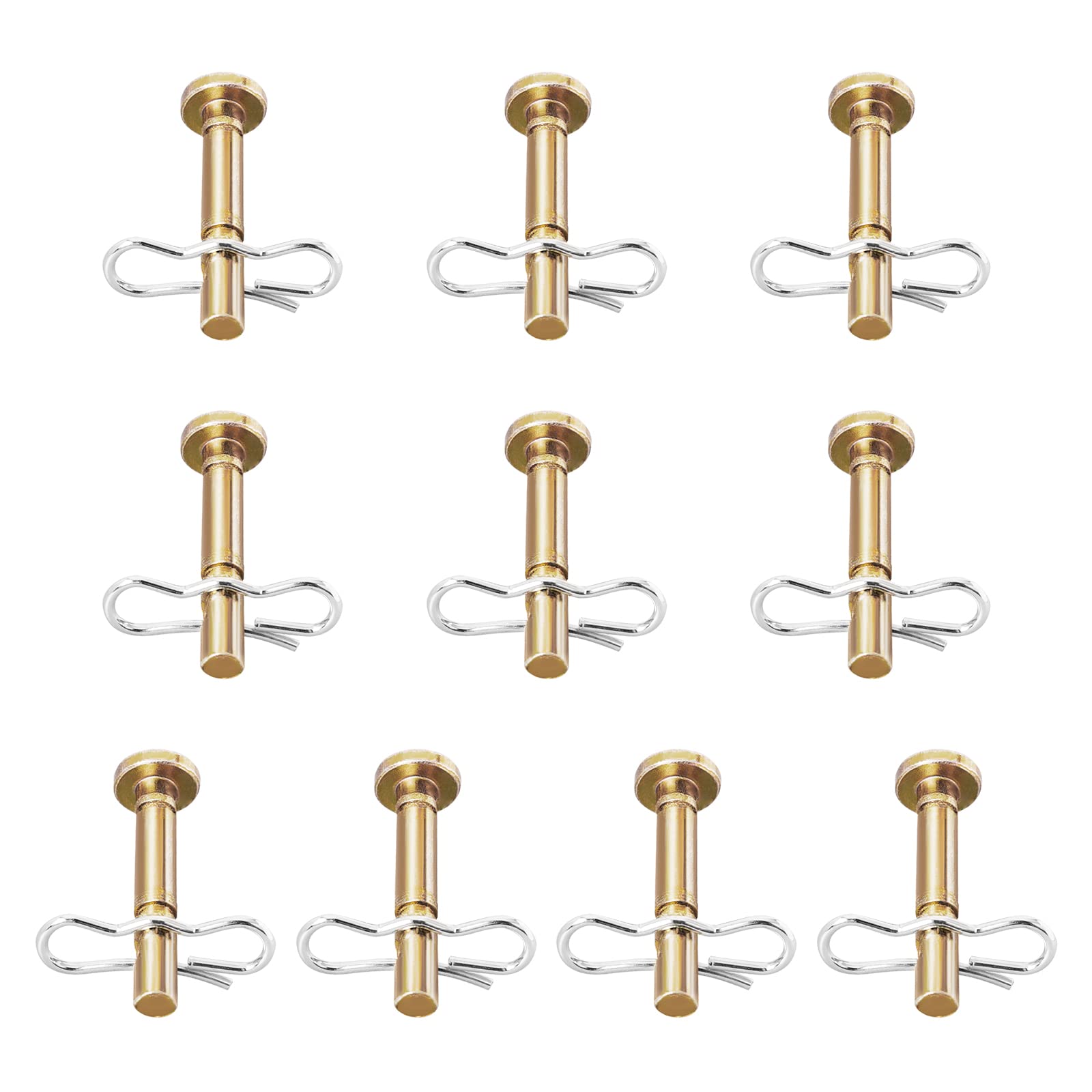 Replacement Shear Pin Kit 738-04124A for MTD Cad Snowblower - Shear Pins & Cotter Pins 714-04040 Compatible with Troy Bilt Craftsman 2-Stage 3-Stage Snow Blower, Snow Thrower, Lawn Tractor, 10 Set