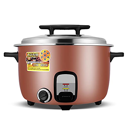 Large Rice Cooker(8-45L) Household/Commercial Slow Cooker/Insulation Pot/Non-Stick Pot,Adjustable Temperature,for Restaurants,Canteens,Schools (Size : 10L) (White 28L)