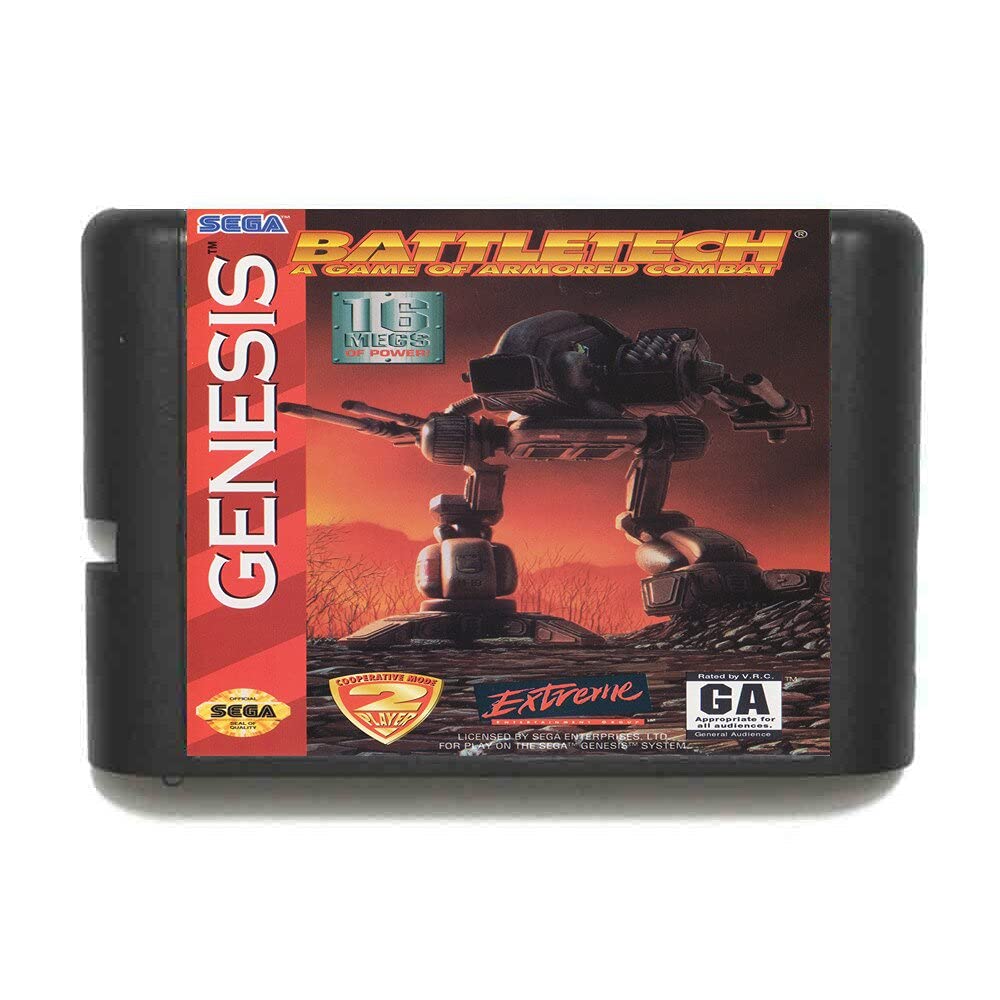 Probotector PAL-EU 16 Bit MD Game Card For Sega Mega Drive For Genesis (Black)