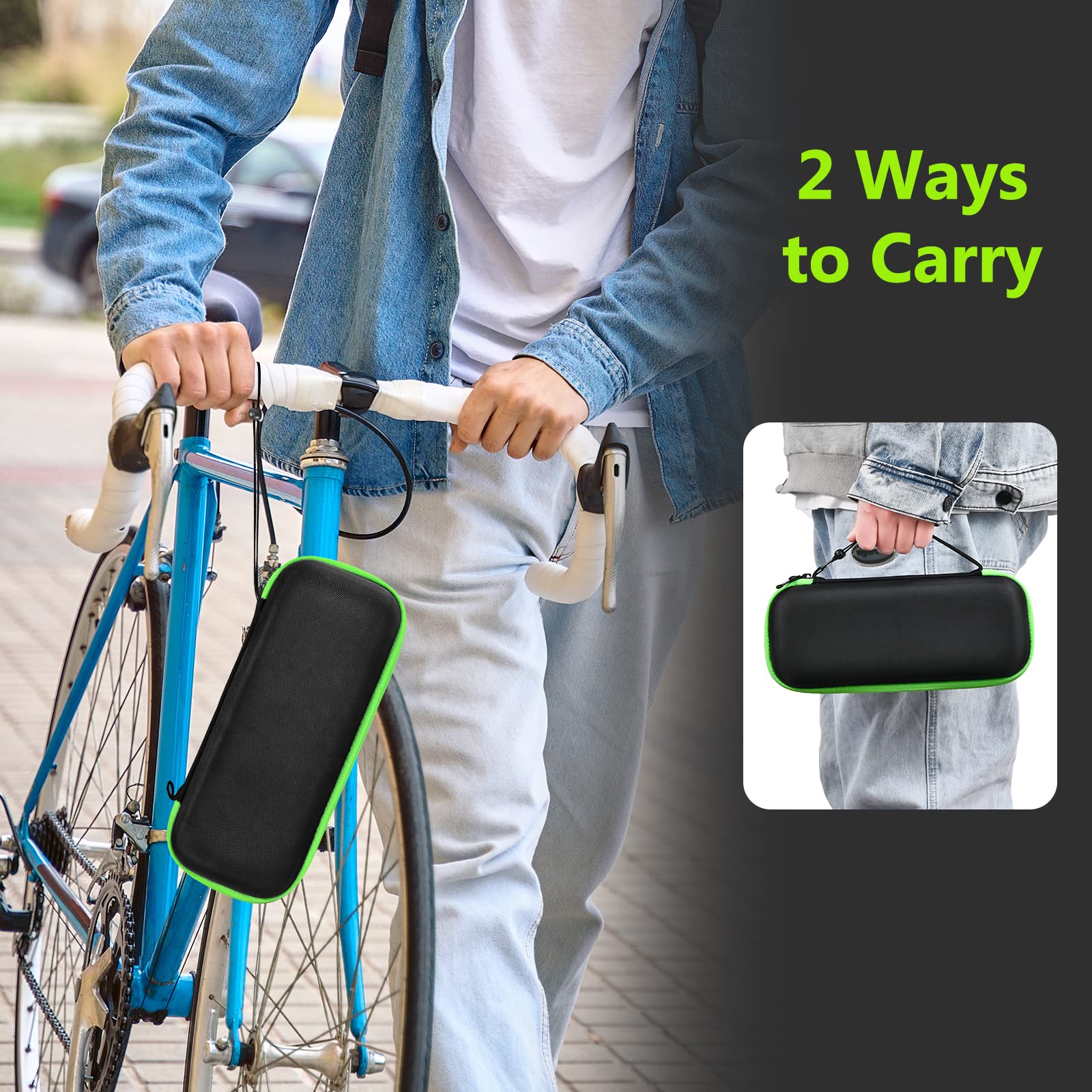 ProCase Carrying Case for Razer Edge 6.8 inch, Hard Travel Case for Razer Edge Android Gaming Handheld WiFi and Verizon 5G Ultra Portable Storage Pouch Fits Gaming Accessories -Black