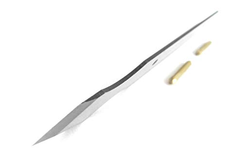 Mikov V2003014 Unhandled Thin Blade Dual Bevel Marking Knife Kit with Finger Indents 0.060 Inch Thick Blade 1/2 Inch Wide 5-7/8 Inch Long Stainless Steel Hardened to HRC 57