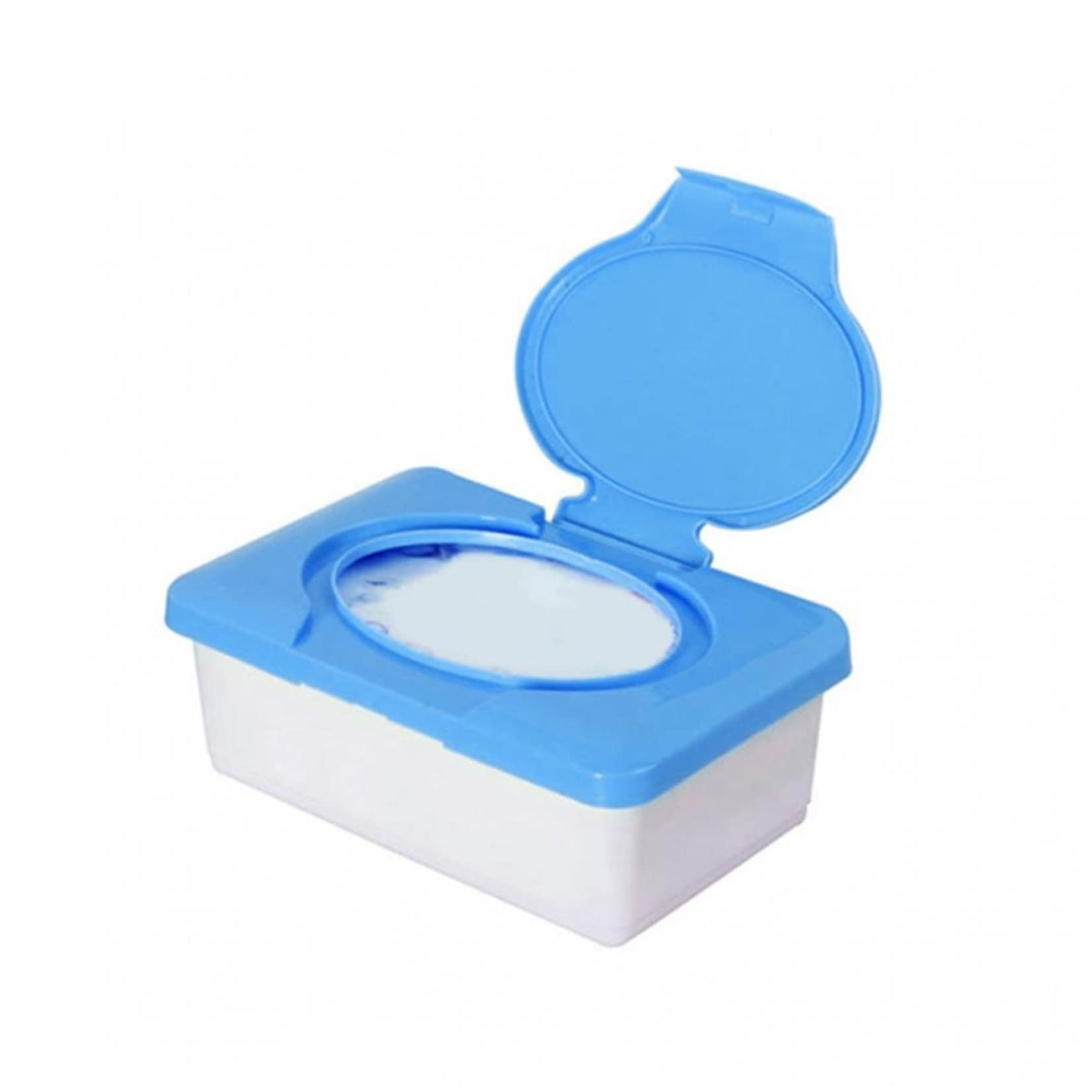 ShanLily Rectangular Wipes Dispenser Wipe Holder for Baby Adult Refillable Wipe Container Keeps Wipes Fresh One-Handed Operation Non-Slip Easy Open Close Wipes Pouch Case