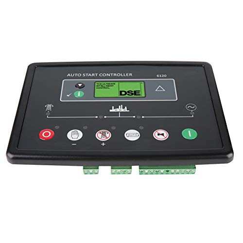 Oumefar 8V-35V DSE6120 Deep Sea Electronic Generator Controller Module 6120 Generator Control Panel LCD Display Electronic Power Controller Module for Generator