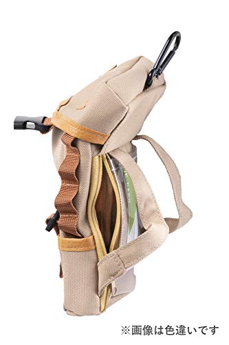セトクラフト(Seto Craft) Setocraft Pass Pouch Backpack with Carabiner Hook for Commuter and Transportation Card Slot, Size: 4.9 x 1.4 x 7.1 inches (12.5 x 3.5