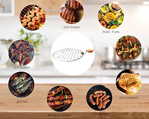Nexxa Stainless Steel Round Wire Roaster Roti Jali, Roti Grill, Papd Grill, Chapati Grill