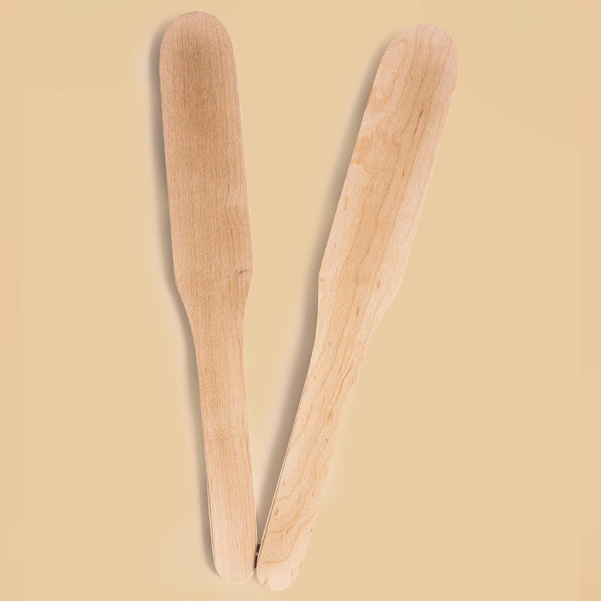 Large Spatulas - Large Wax Applicator - Box of 200 pcs - Once Natural Wax