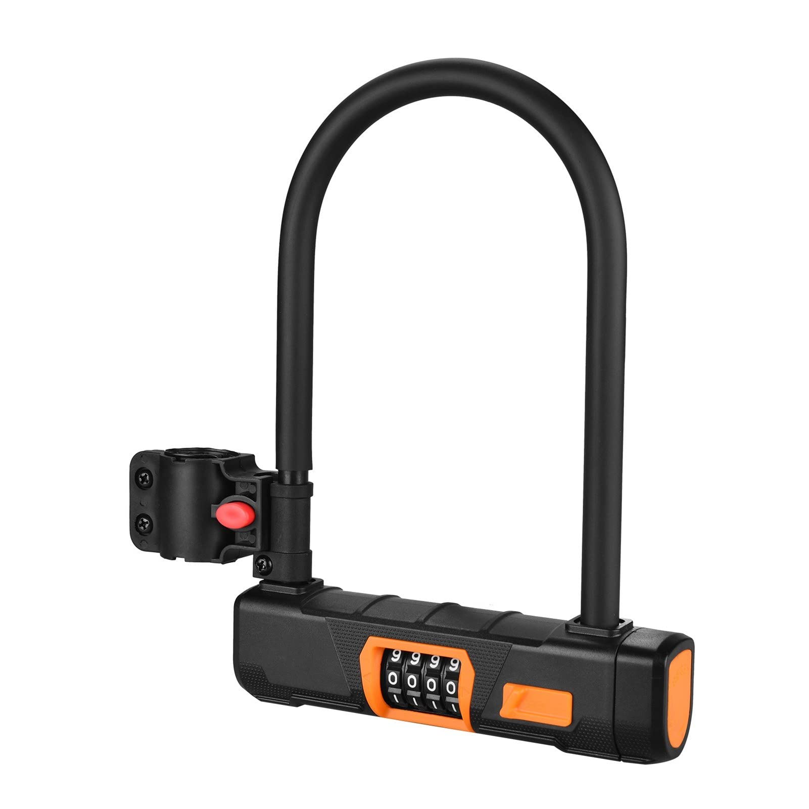 MengK Bicycle U Lock Anti-Theft Bike Password Lock Heavy Duty Combination U Lock Bike Lock Bike Safety Tool
