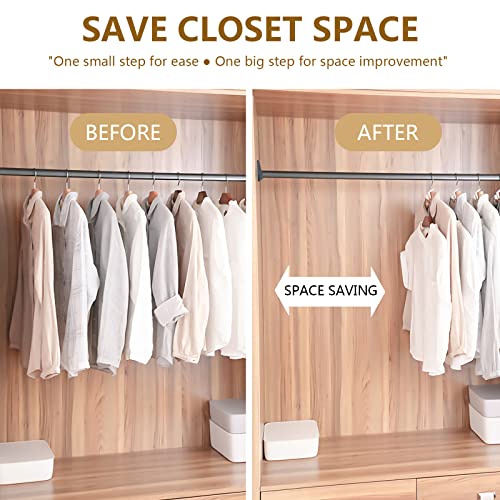 TCIOD 60pcs Hanger Connector Hooks, Space-Saving Cascading Clothes Hook Hanger Plastic Hooks Hanger Hook for Thanksgiving Christmas Decoration