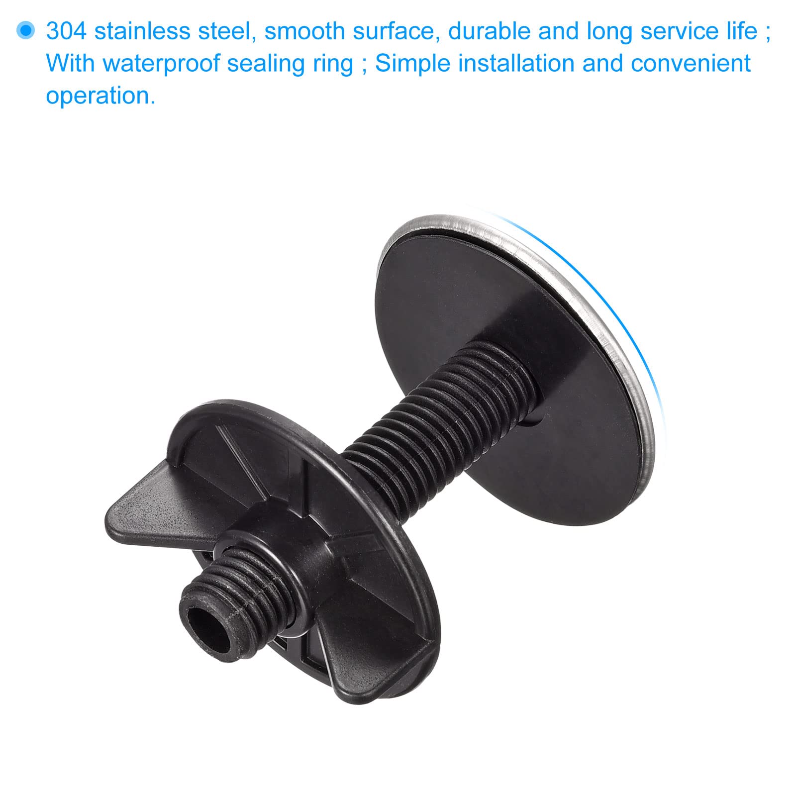 MECCANIXITY Kitchen Sink Hole Cover 45x12x55mm 304 Stainless Steel for soap Dispenser Stopper Cover Plug