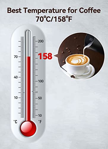 Milk Frother, Thereye Electric Milk Steamer, Automatic Hot and Cold Foam Maker and Milk Warmer for Latte, Cappuccinos, Macchiato, Hot Chocolate Coffee