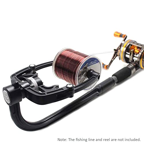 MengK Fishing Line Winder Spooler Fishing Reel Line Winder Spooling Machine Tool
