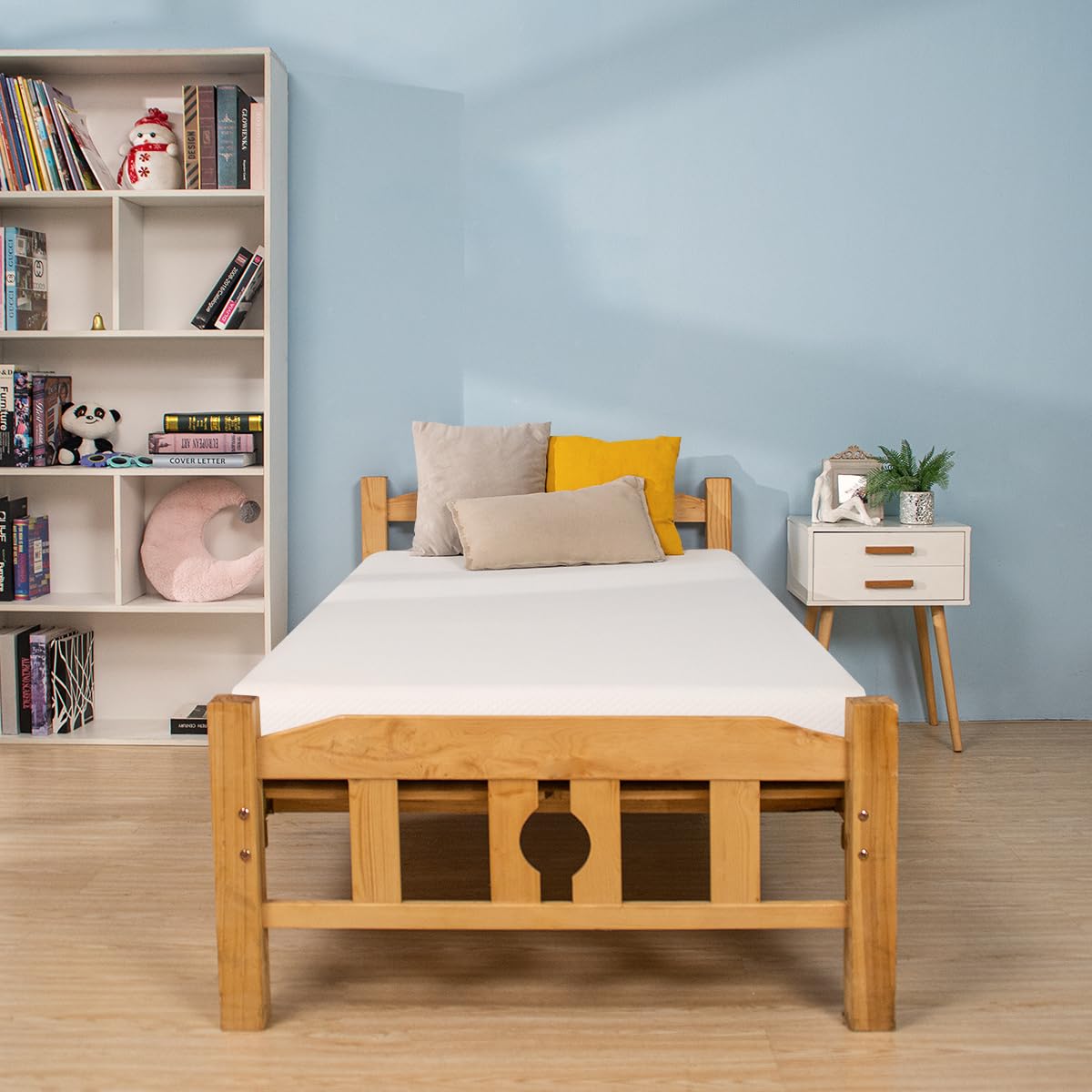 Twin Mattress, 6-inch for Kids Adults, Gel Memory Foam, Medium-Firm, Twin Size Mattresses Bed in a Box, Cooling Sleep & Pressure Relief, CertiPUR-USā¦