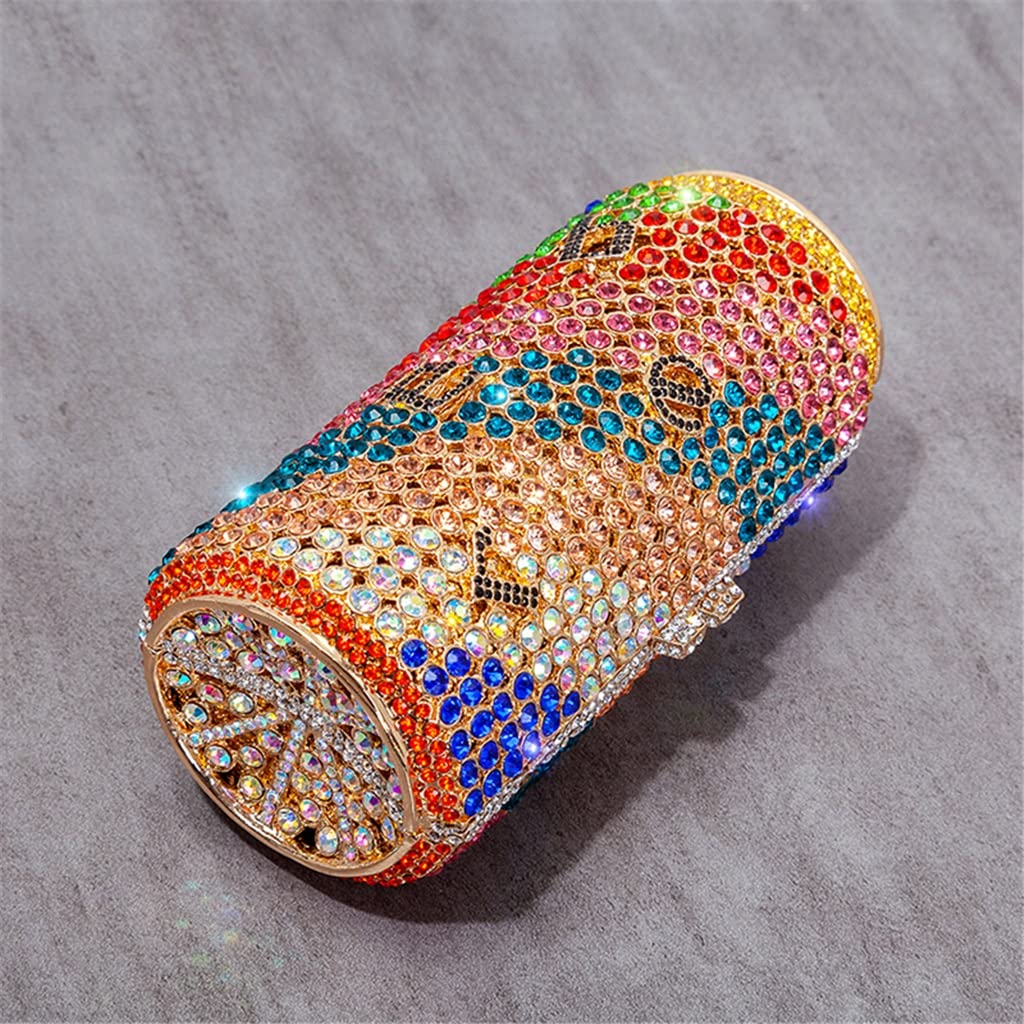 N/A Coke Can Diamond Evening Clutch Crystal Rhinestone Wallet and Tote